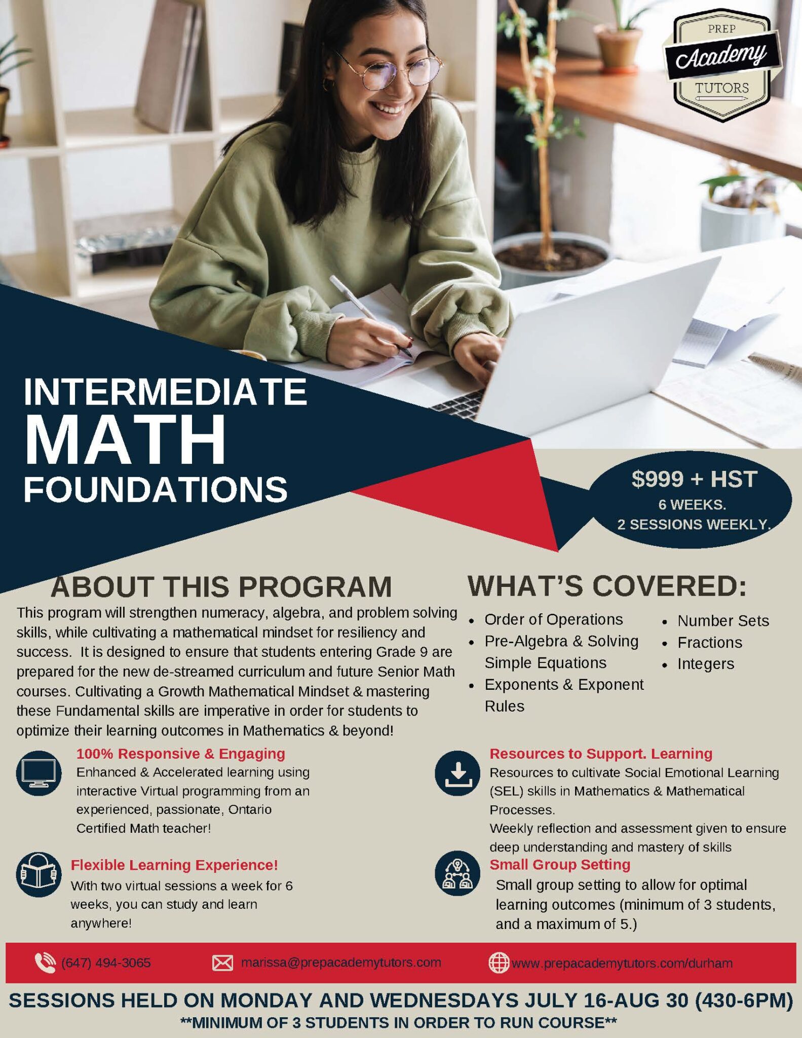 Intermediate Math Foundations